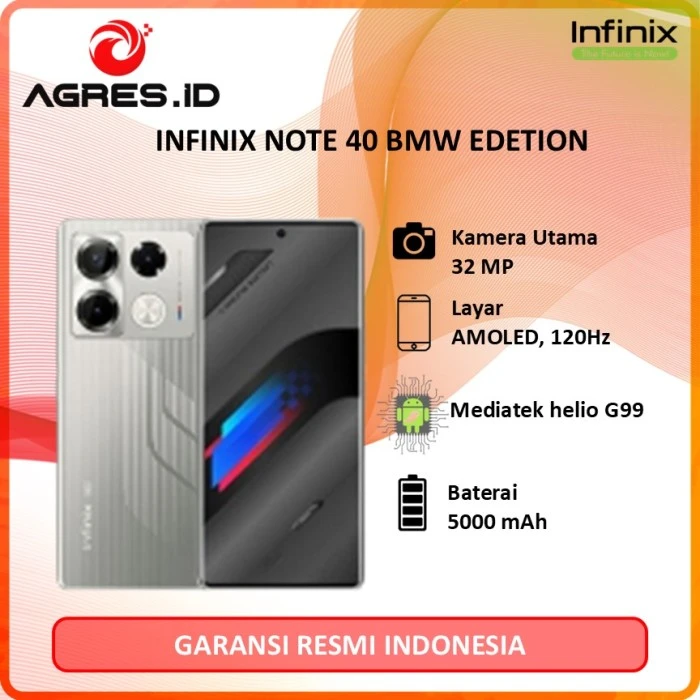 Infinix Note 40 BMW Racing Edition 8/256 GB Garansi Resmi - Non Bundle ...