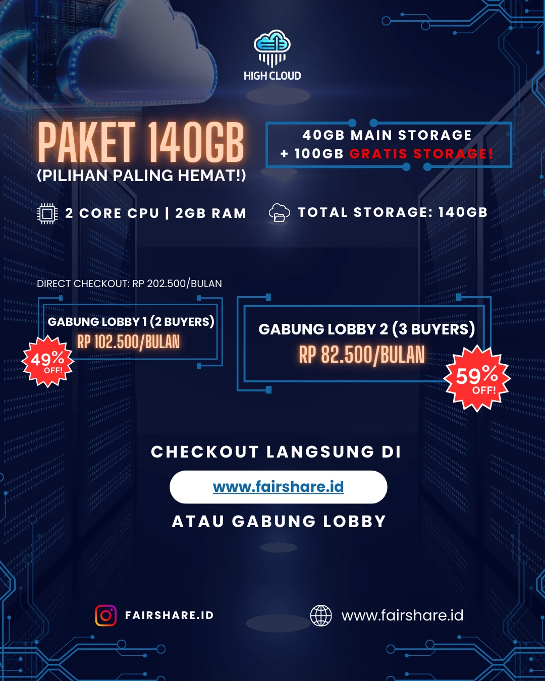 HighCloud - Jual VPS Murah & Terpercaya